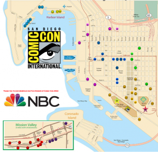 SDCC 2014 Shuttle Map, Schedule Revealed - San Diego Comic-Con ...