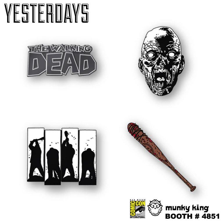 YESTERDAYS San Diego Comic-Con Exclusive Pins Available At Munky King ...
