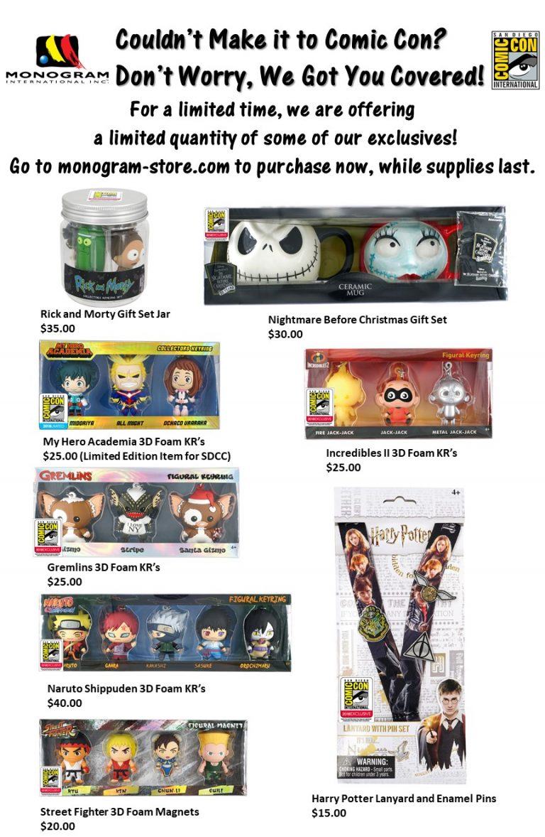 Monogram International San Diego Comic-Con 2018 Exclusives [UPDATE July ...