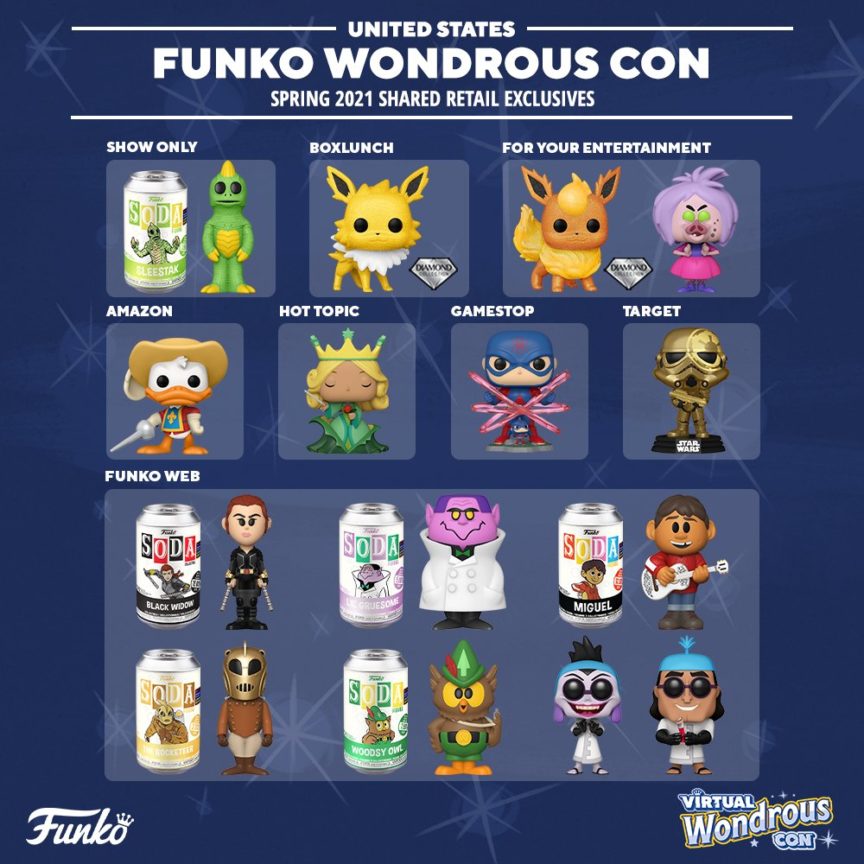 Funko WonderCon 2021 Exclusives - San Diego Comic-Con Unofficial Blog