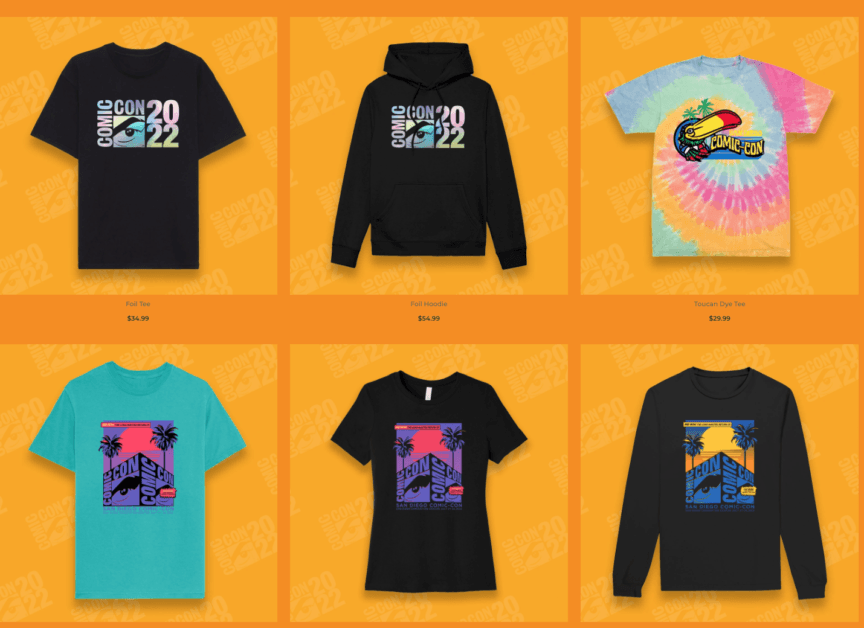 Comic-Con International Merchandise for San Diego Comic-Con 2022 - San ...