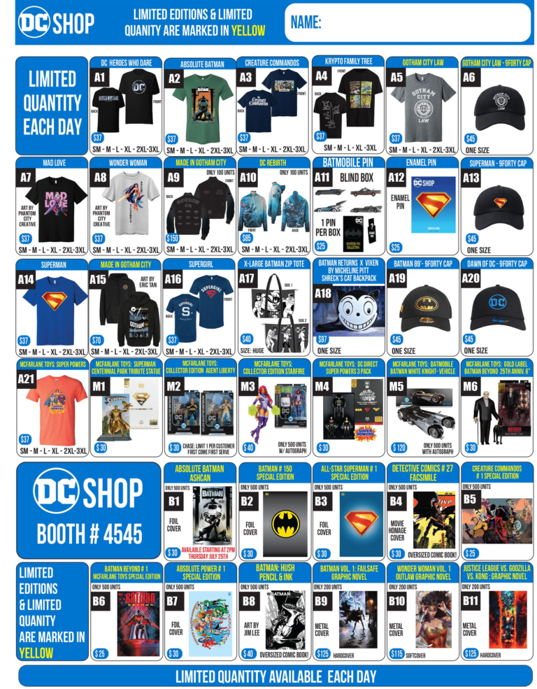 Exclusives - San Diego Comic-Con Unofficial Blog