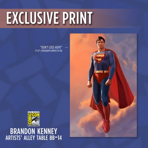 Brandon Kenney San Diego Comic-Con Exclusives & Debuts - San Diego Comic-Con Unofficial Blog