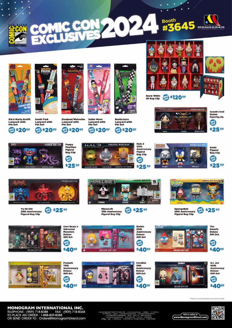 Monogram San Diego Comic-Con 2024 Exclusives [UPDATE July 12] - San ...