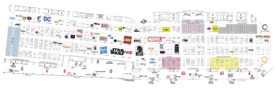 Exhibitor List, Floor Map for San Diego Comic-Con 2024 Revealed - San ...