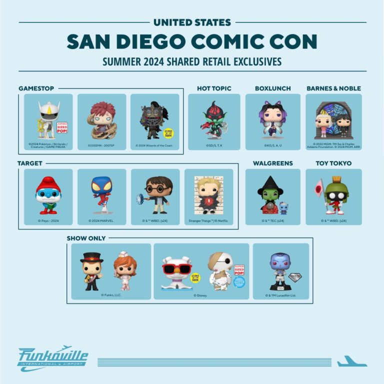 Funko San Diego Comic-Con 2024 Exclusives - San Diego Comic-Con ...
