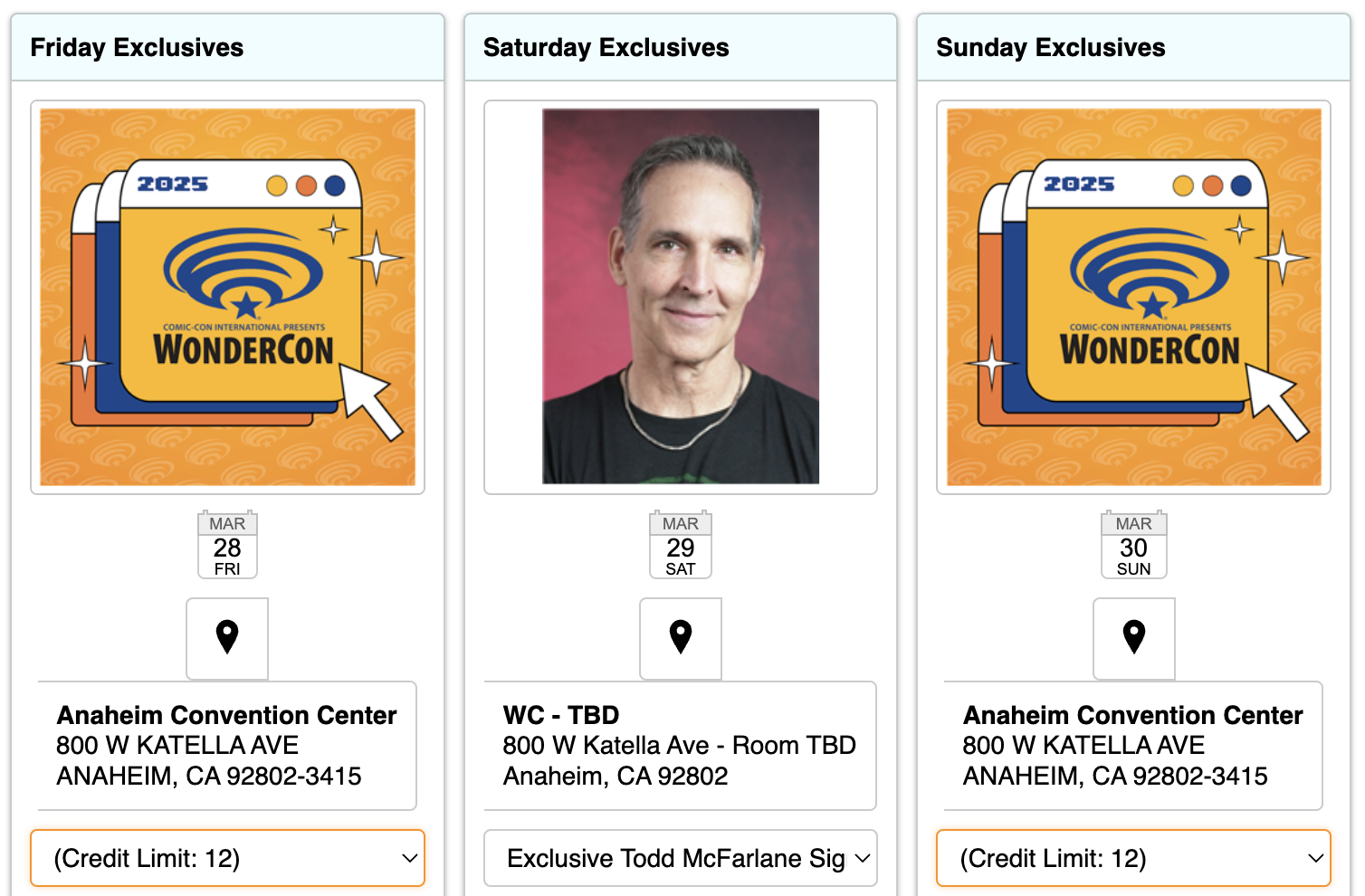 WonderCon Anaheim 2025 Exclusives Portal Opens [UPDATE March 13] - San ...