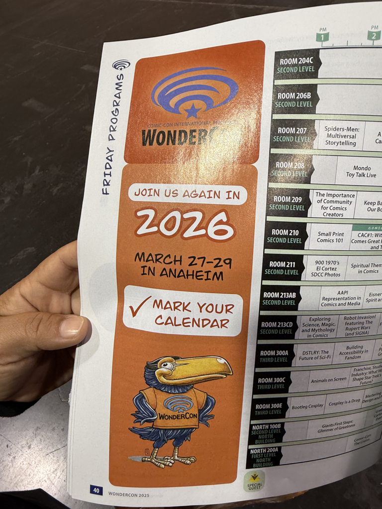 WonderCon Anaheim 2026 Dates Revealed - San Diego Comic-Con Unofficial Blog