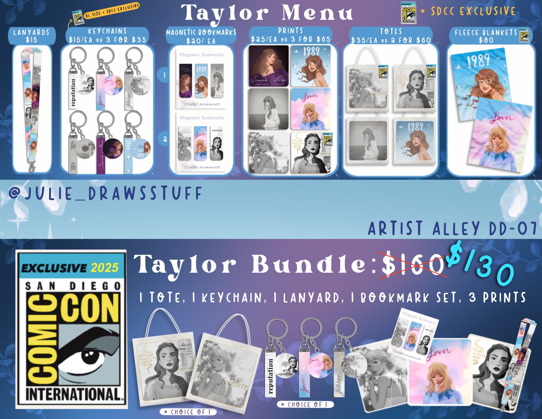 Julie Vu Julie Draws Stuff San Diego Comic Con 2025 Exclusives 1322
