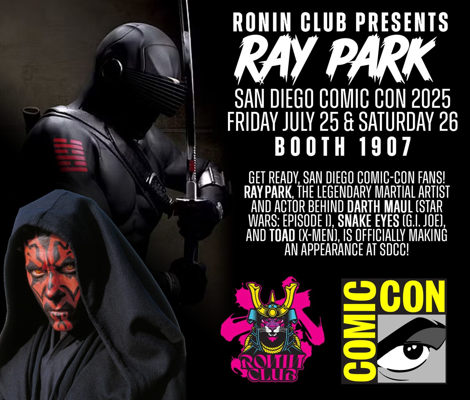 Ronin Club Collectibles Announces Signings at San Diego Comic-Con 2025 ...