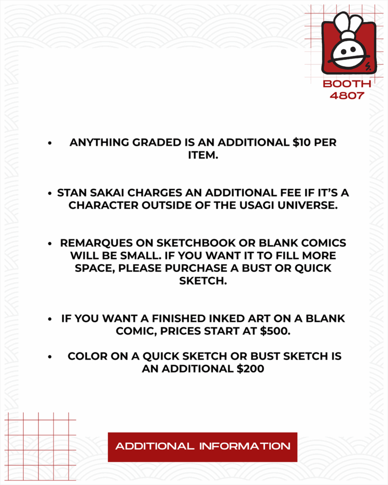 Stan Sakai and Dogu Publishing San Diego Comic-Con 2025 Exclusives ...