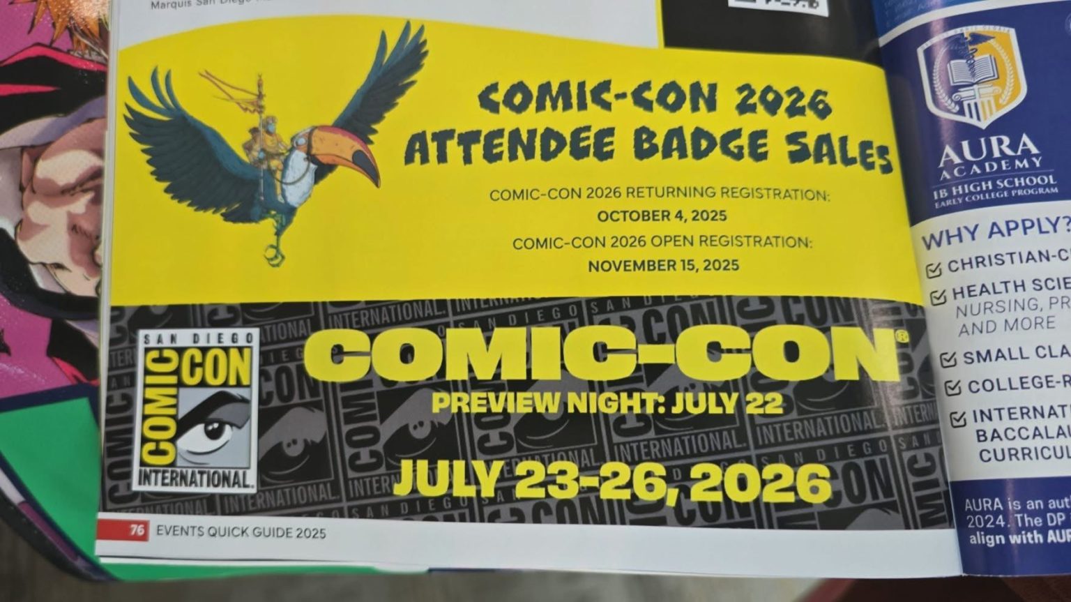 San Diego Comic-Con 2026 Dates, Including Registration, Revealed - San ...