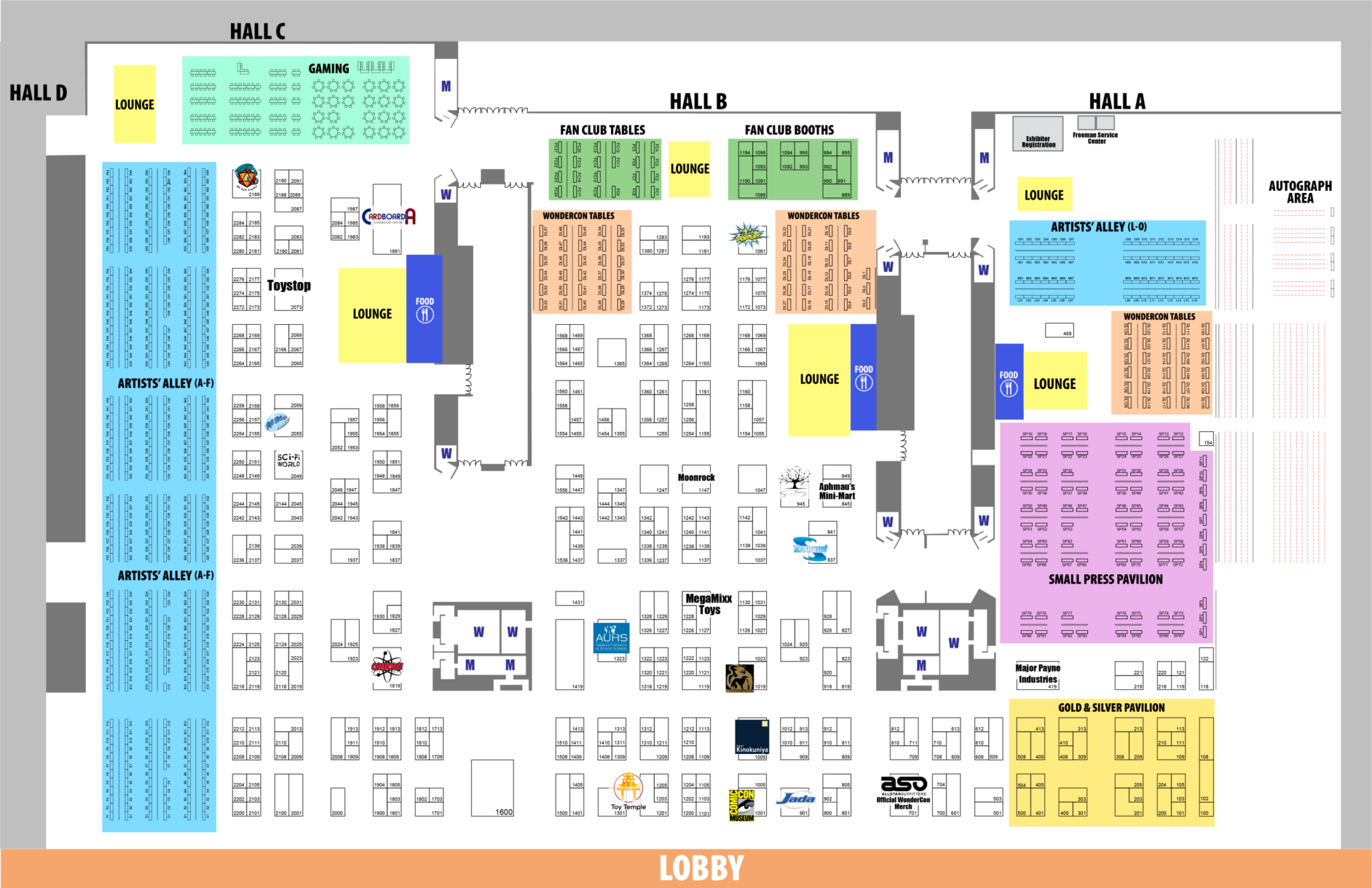 WonderCon Anaheim 2026 Exhibitor List, Map Released - San Diego Comic ...